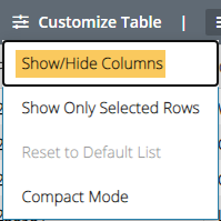 Customize the Realist Search Results Table – Realist